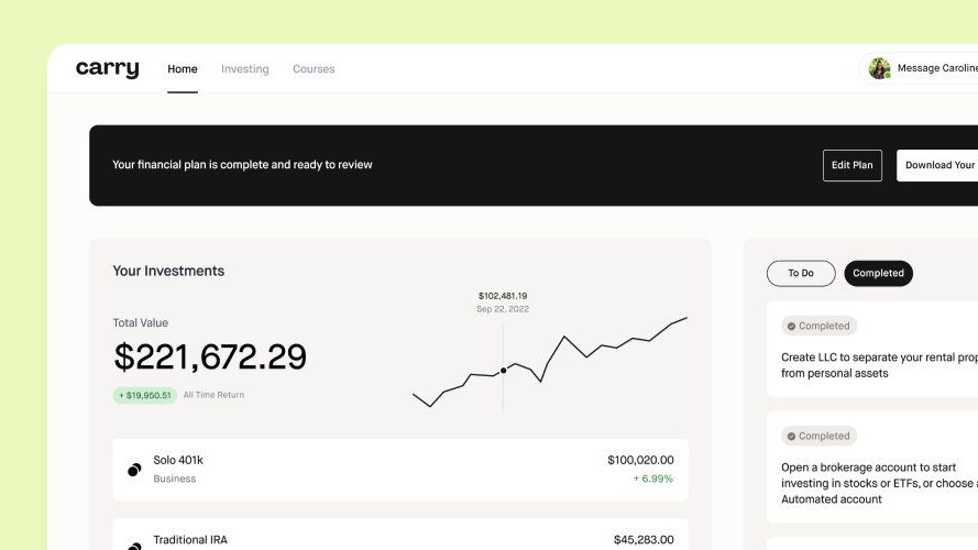 QUICKSTART: Overview of Carry platform + Demo
