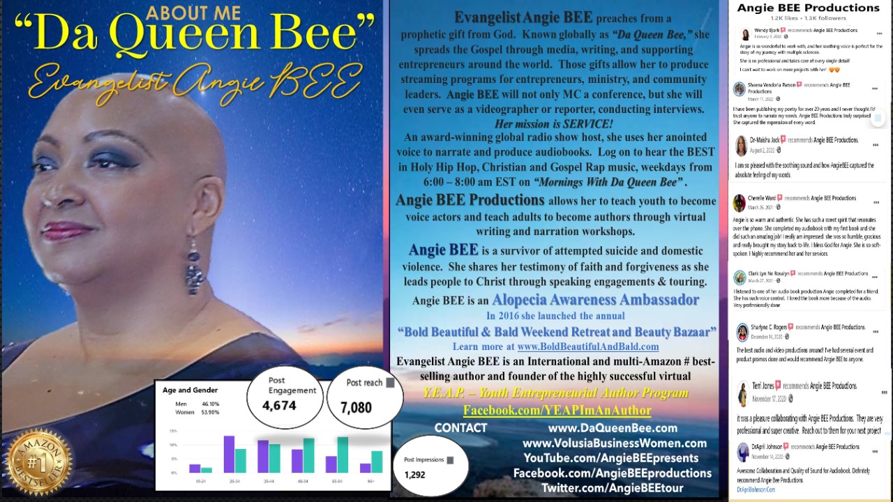 Happy Ministry Anniversary Evangelist Angie BEE