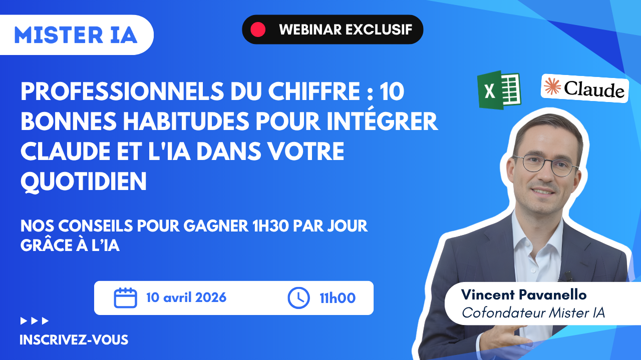 Webinar Mister IA - Professionnels du chiffre : 10 bonnes habitudes ...