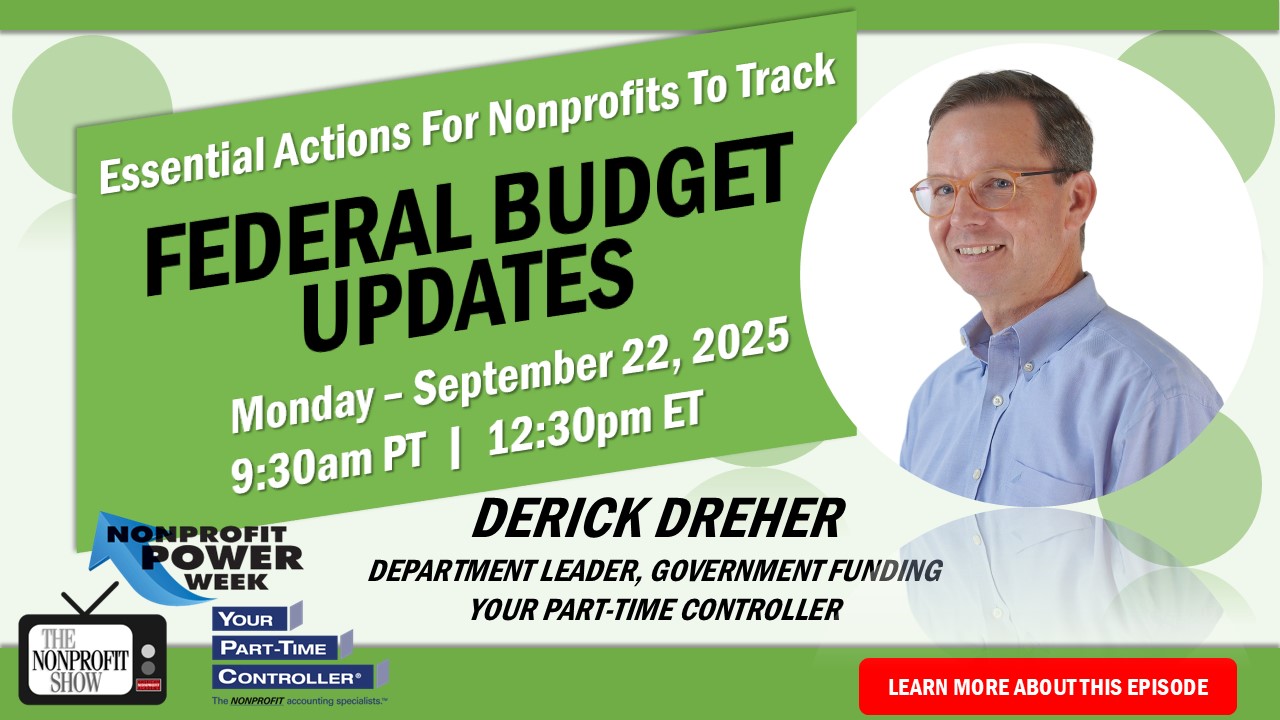 Federal Budget Updates! Shutdown Looming For Nonprofit Funding?