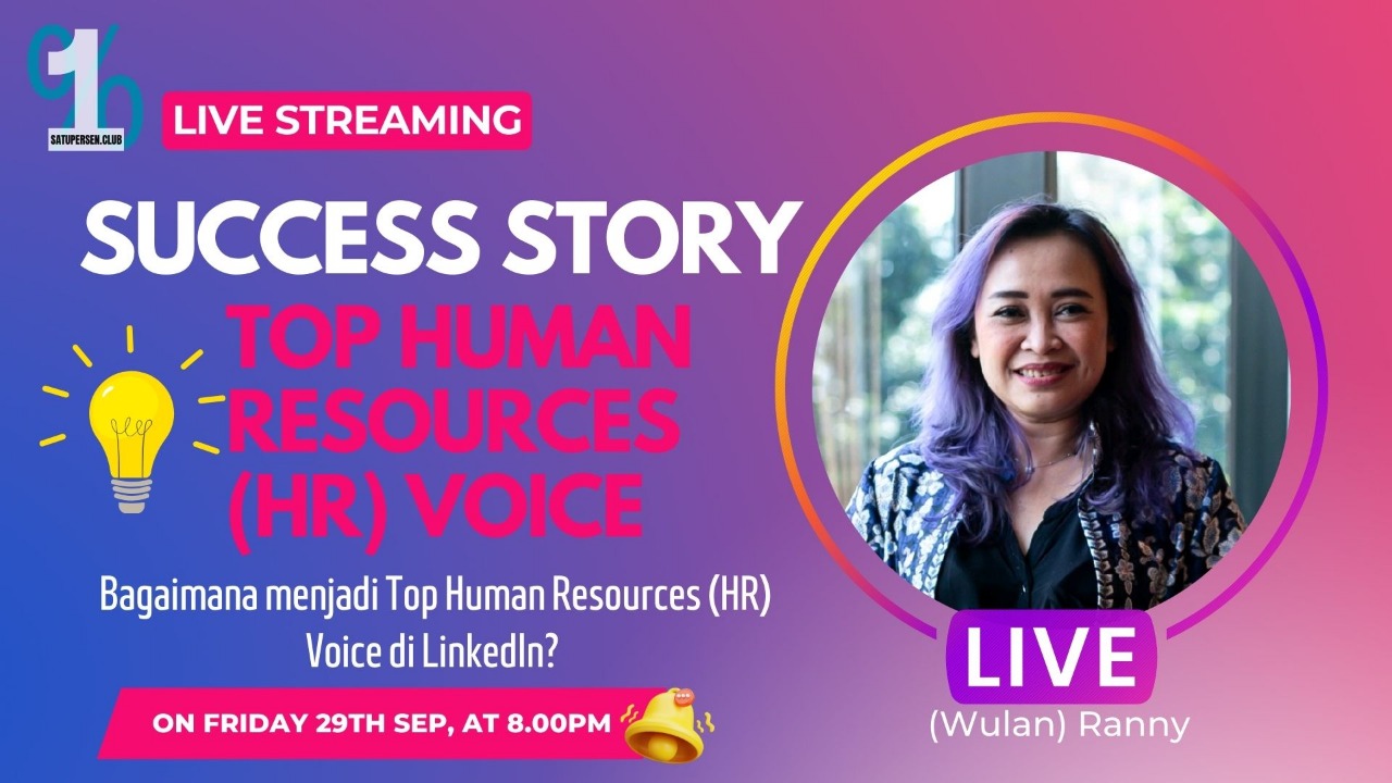 Success Story : How to be Top Human Resources (HR) Voice 💡