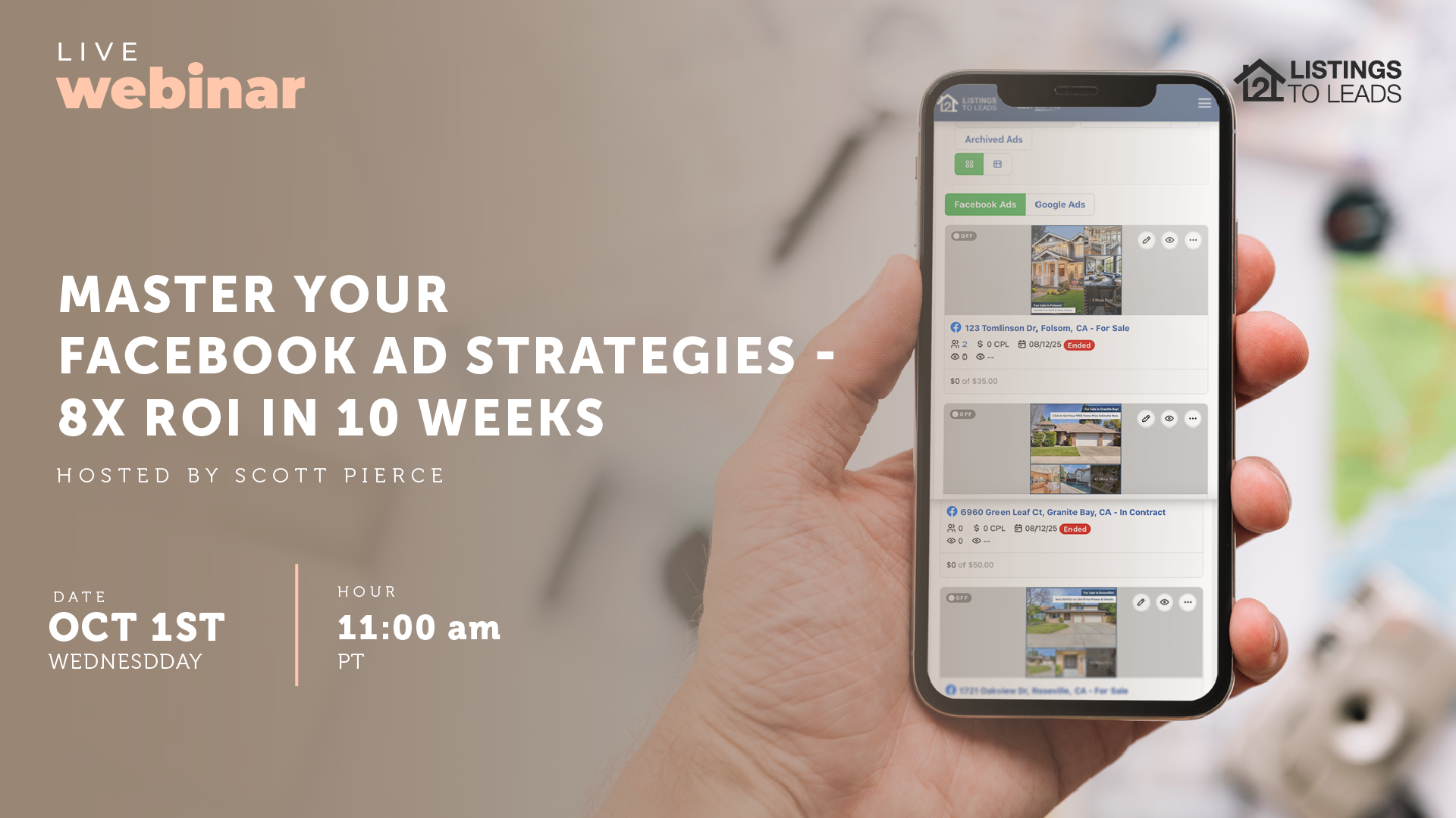 Master Your Facebook Ad Strategies - 8x ROI in 10 Weeks