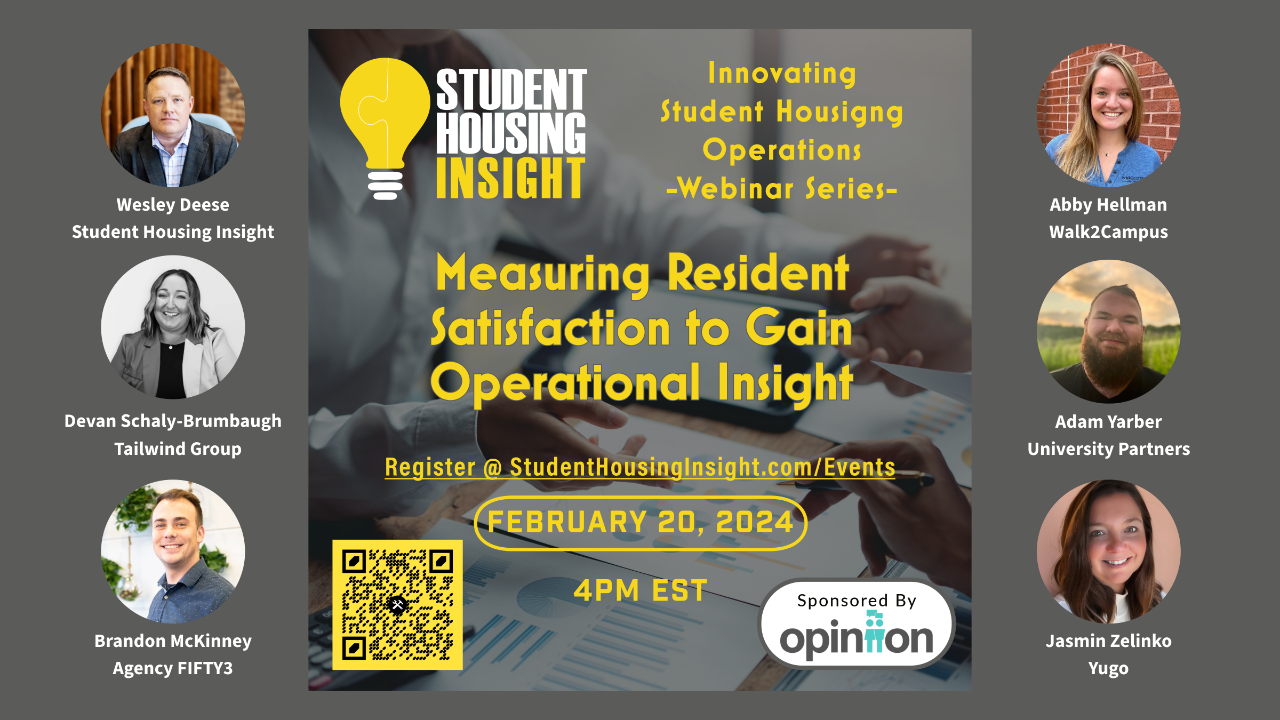 Innovating Student Housing Operations - Measuring Resident Satisfaction ...