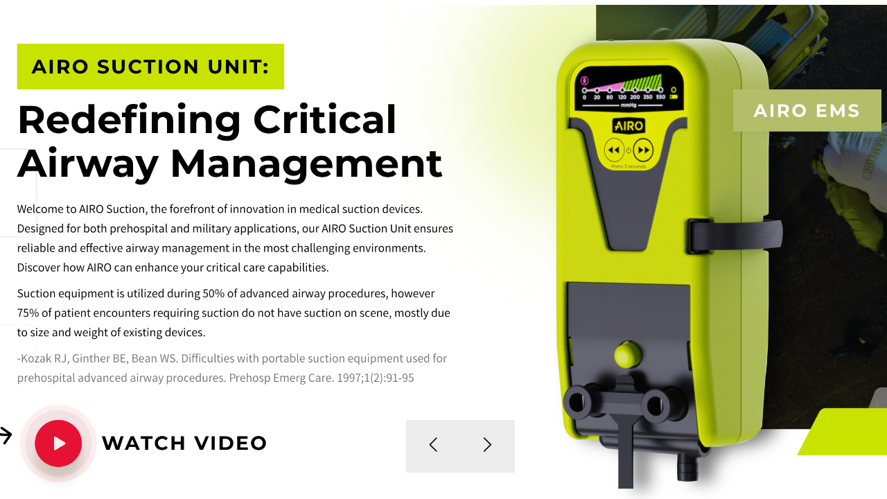 Airo LLC - Redefining Critical Airway Management - $20M USD Convertible ...