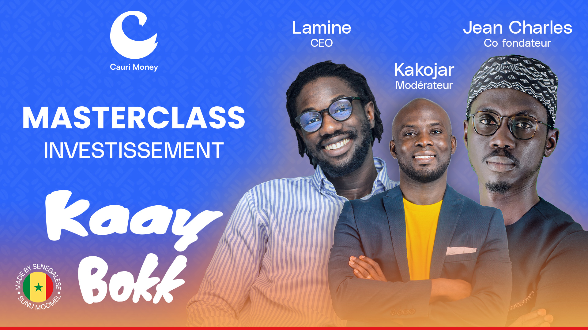 🔥 BIG MASTERCLASS 💡 AVEC L'EQUIPE CAURI MONEY