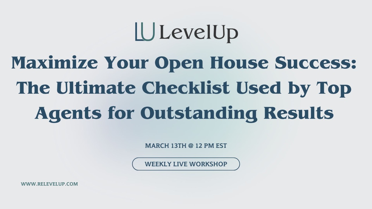 Maximize Your Open House Success: The Ultimate Checklist Used by Top ...