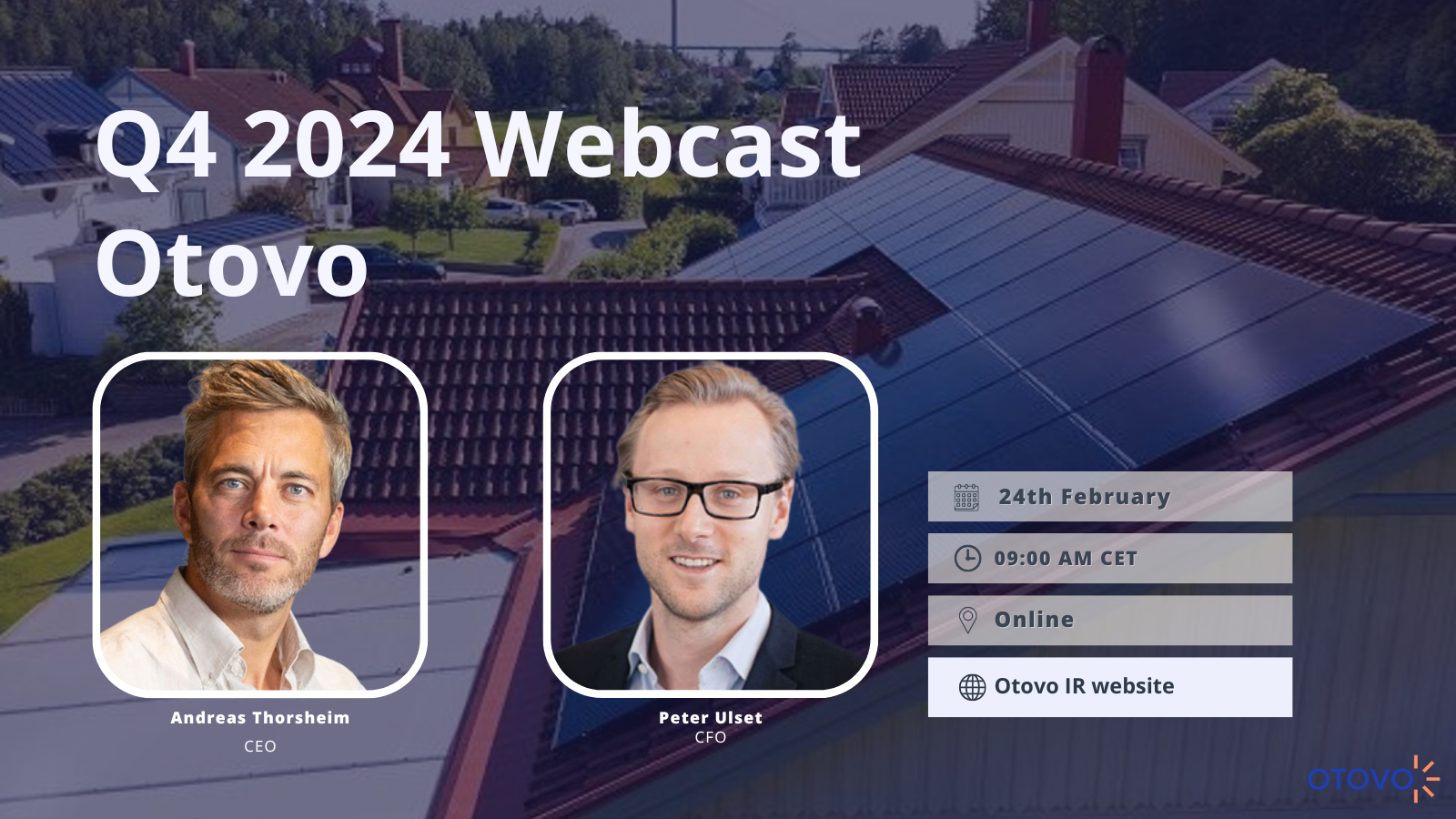 Otovo Q4 2024 Webcast