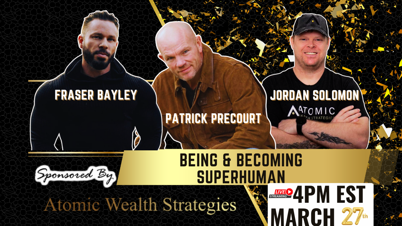 Being and Becoming Superhuman 2.0 March 27th at 4pm eastern.