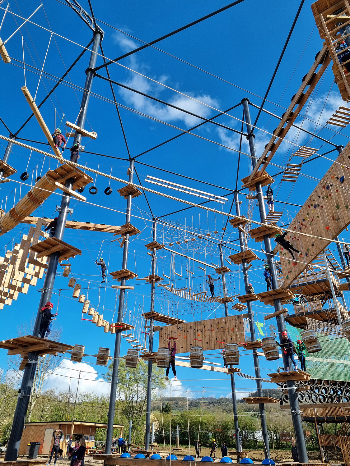 Reaching for the sky: climbing park is up and running | Stroud Times