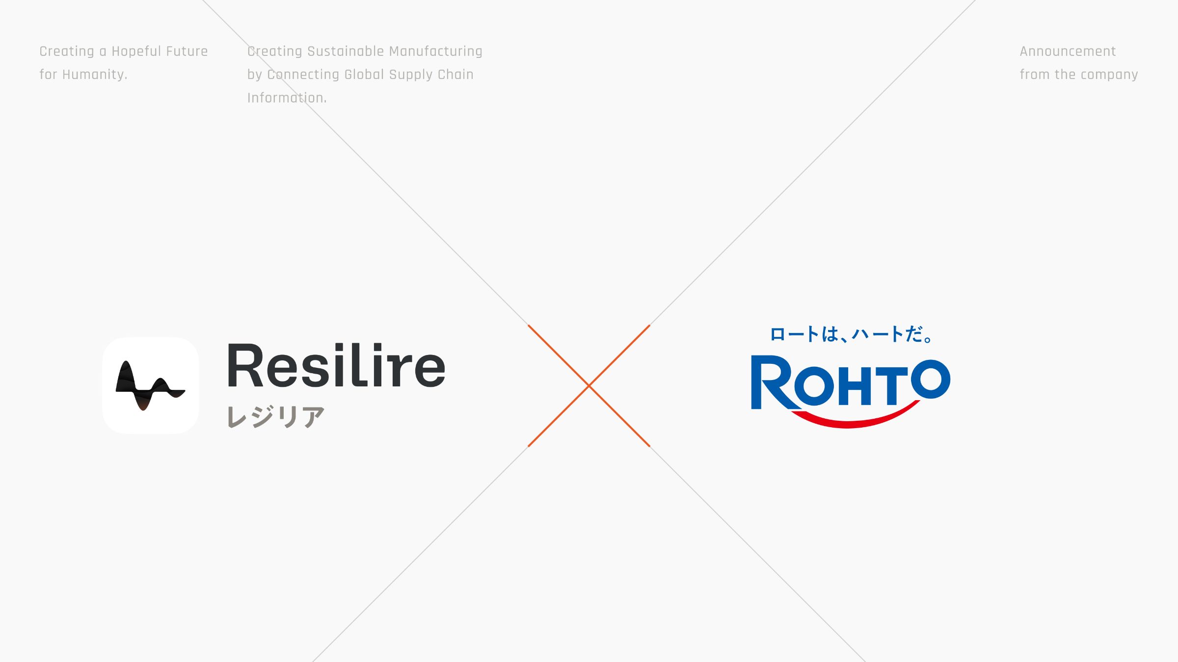 ロート製薬がサプライチェーンリスク管理クラウド「Resilire（レジリア）」を導入 ｜株式会社Resilire - レジリア