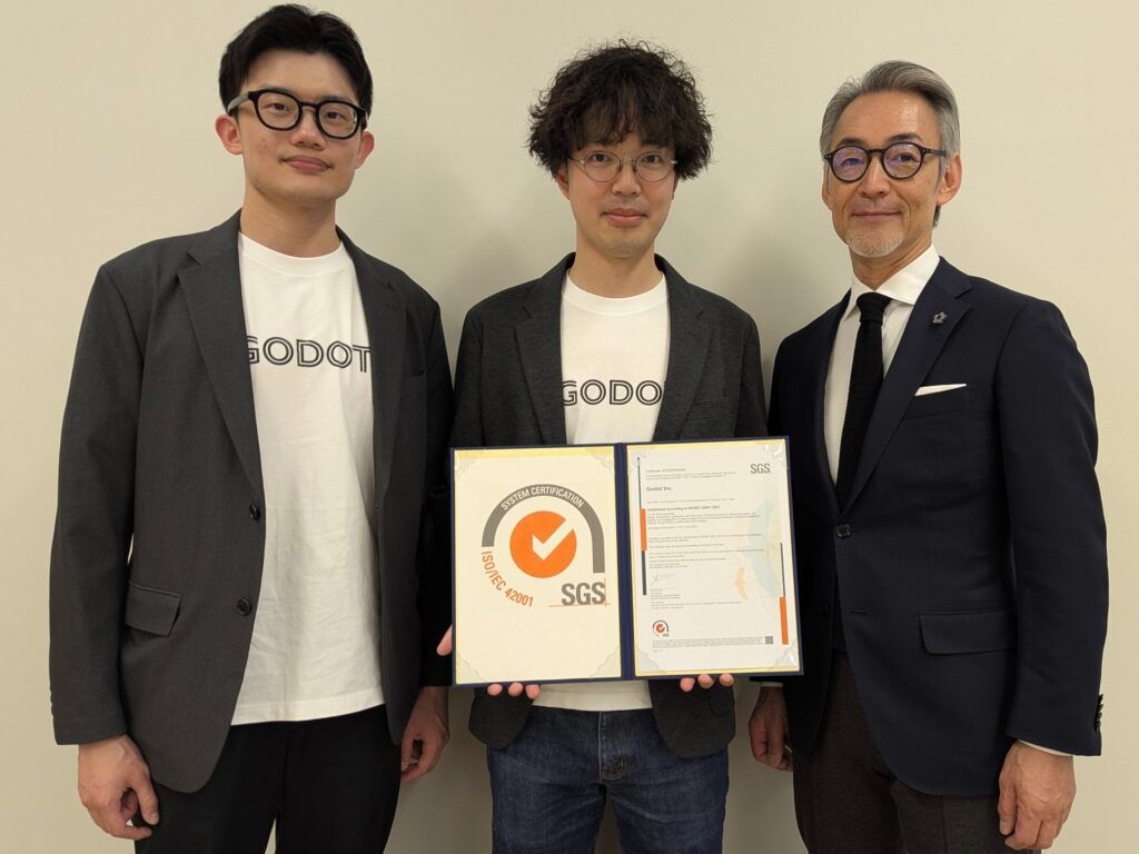 Godot、日本初のISO/IEC 42001（AIマネジメントシステム）認証を取得 │ Godot Inc.