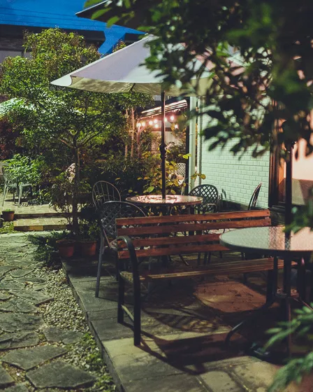 テラスにコタツが登場!!北欧風で緑があるガーデンテラスが人気の『niwa cafe ニワカフェ』に再訪してきた。～名古屋市守山区