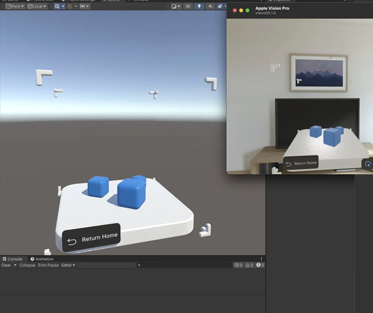 第1回 Unity Editor と Unity PolySpatialで Apple Vision Pro の アプリ開発 | 技術ブログ | 株式会社OnePlanet
