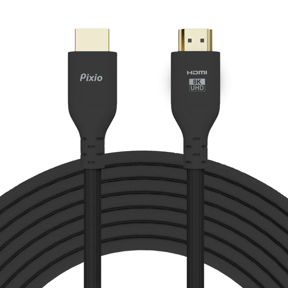 「Pixio」のHDMIケーブル「PXH212B」＆「PXH213B」シリーズからブラックが登場 ブラックモニターと合わせて統一感のあるデスク環境を実現！ - Hamee株式会社