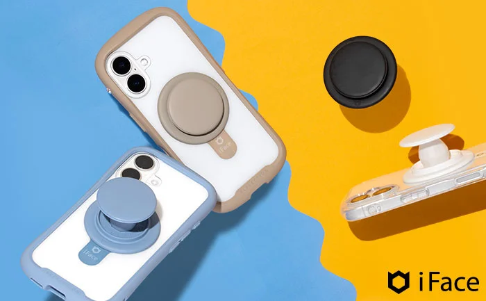 「iFace」MagSafeに特化した「MagSynq」シリーズから引っ張って飛び出すスマホアクセサリー「MagSynq Grip Holder」が初登場！ - Hamee株式会社