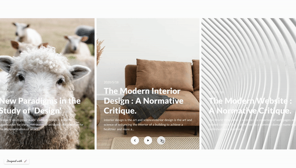 STUDIOのカルーセル機能を解説！自動再生の設定方法からCMSとの連携方法まで ｜株式会社NOROSHI