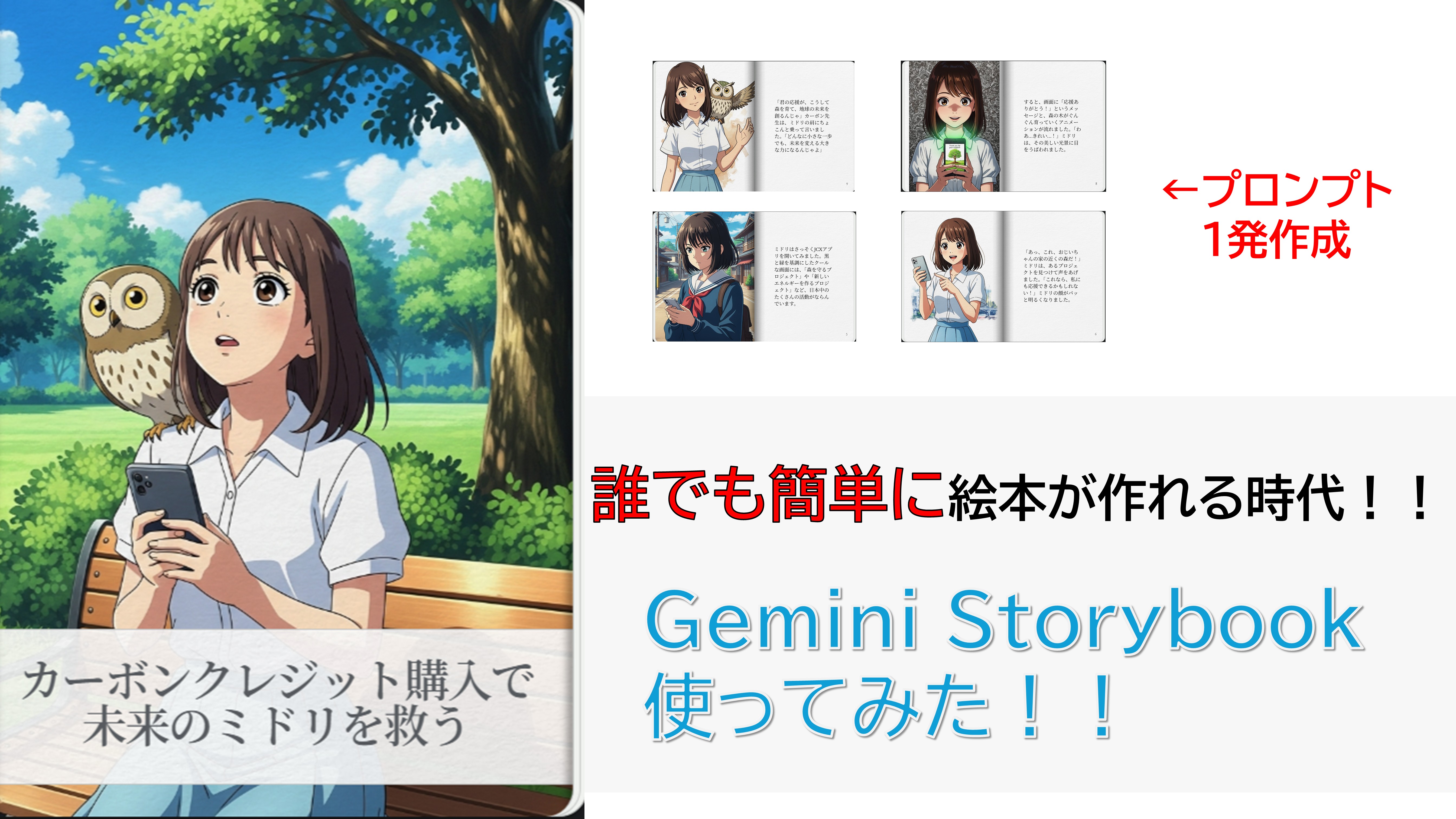 GeminiのStorybook機能が革命的？！自社アプリの絵本を作らせてみた！ ｜サステナブル・トゥデイ