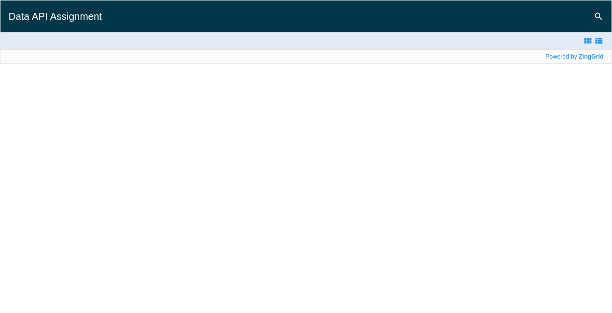 ZingGrid: Docs Getting Started