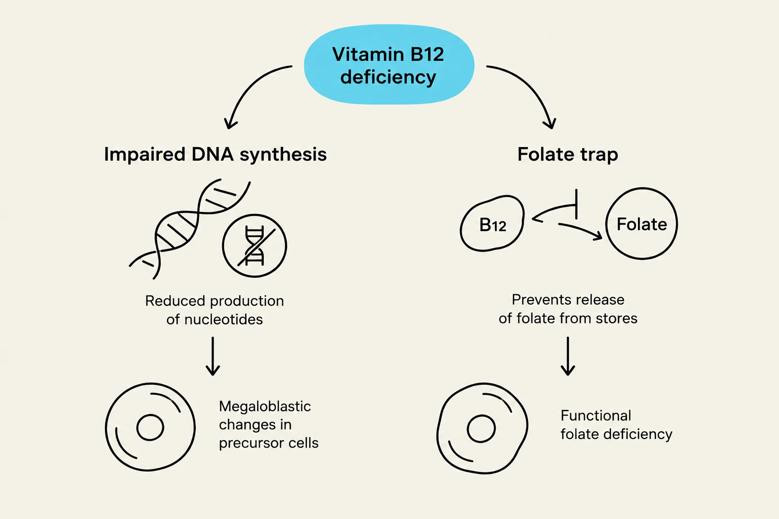 Disorders of Red Blood Cells: Iron and Vitamin B12 Deficiency | StudyFetch