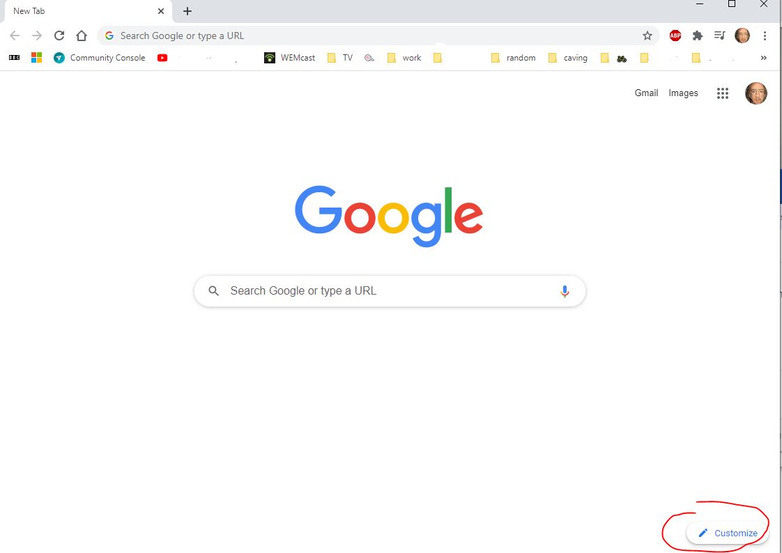how to remove the bar, bottom of the google startpage, it obscures the ...