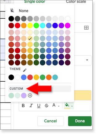 Color Coding A List Within A Drop-Down Box in Google Sheets - Google ...