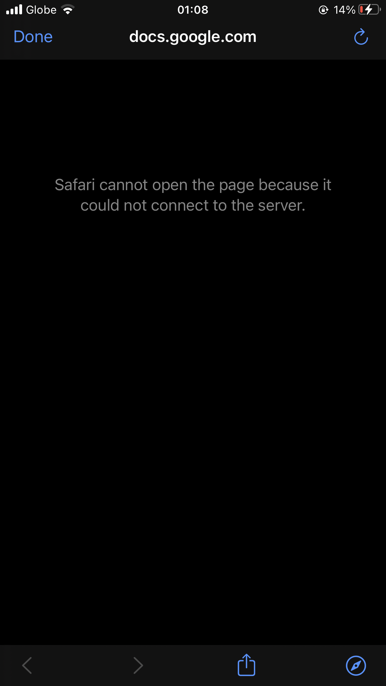 "This site can't be reached": Unable to access documents - Google Docs ...