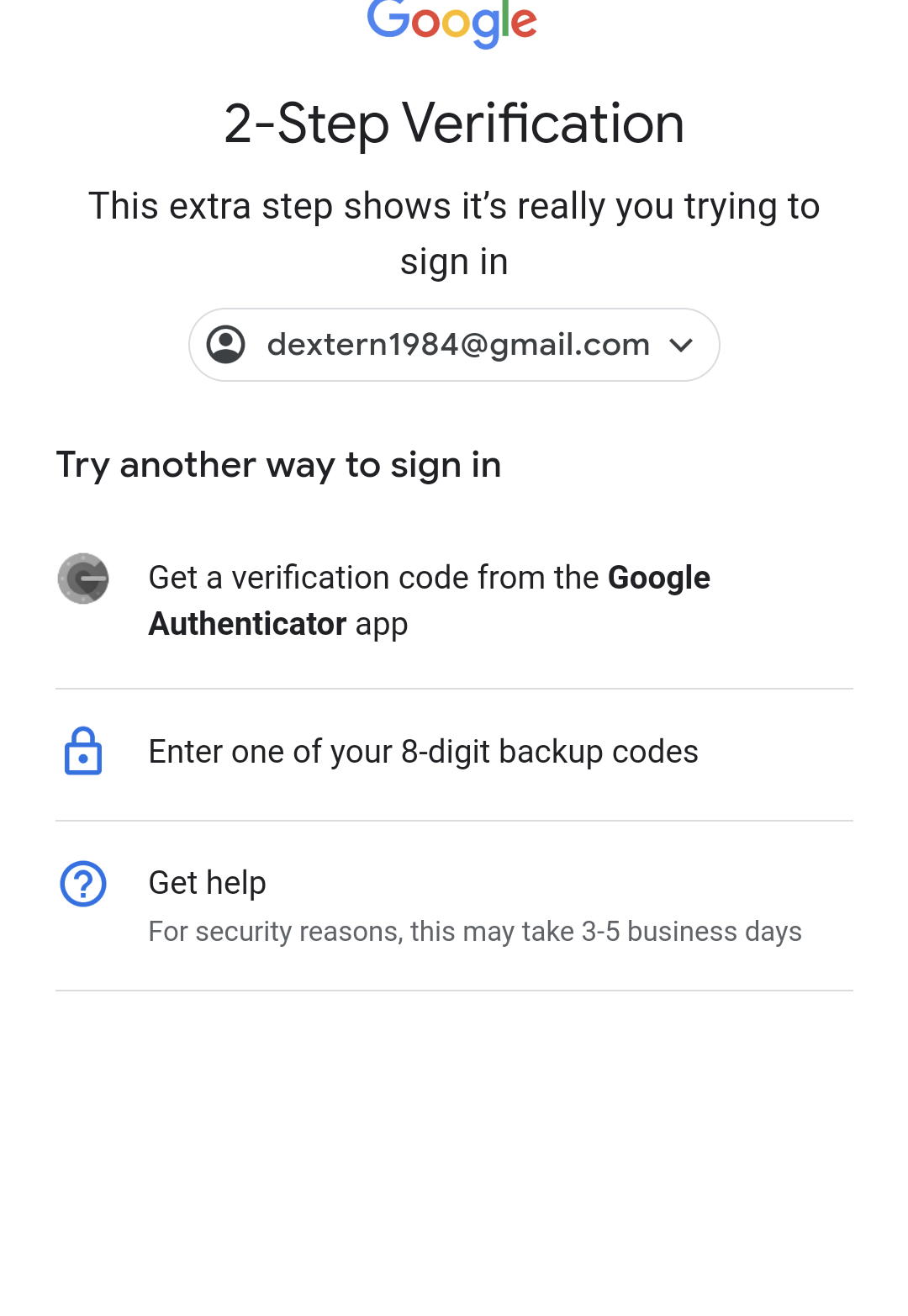 Recover Google Admin Account. No access to 2FA - Google Account Community