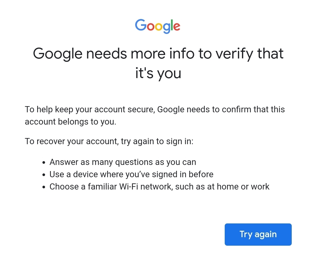 How recover my email - Google Account Community