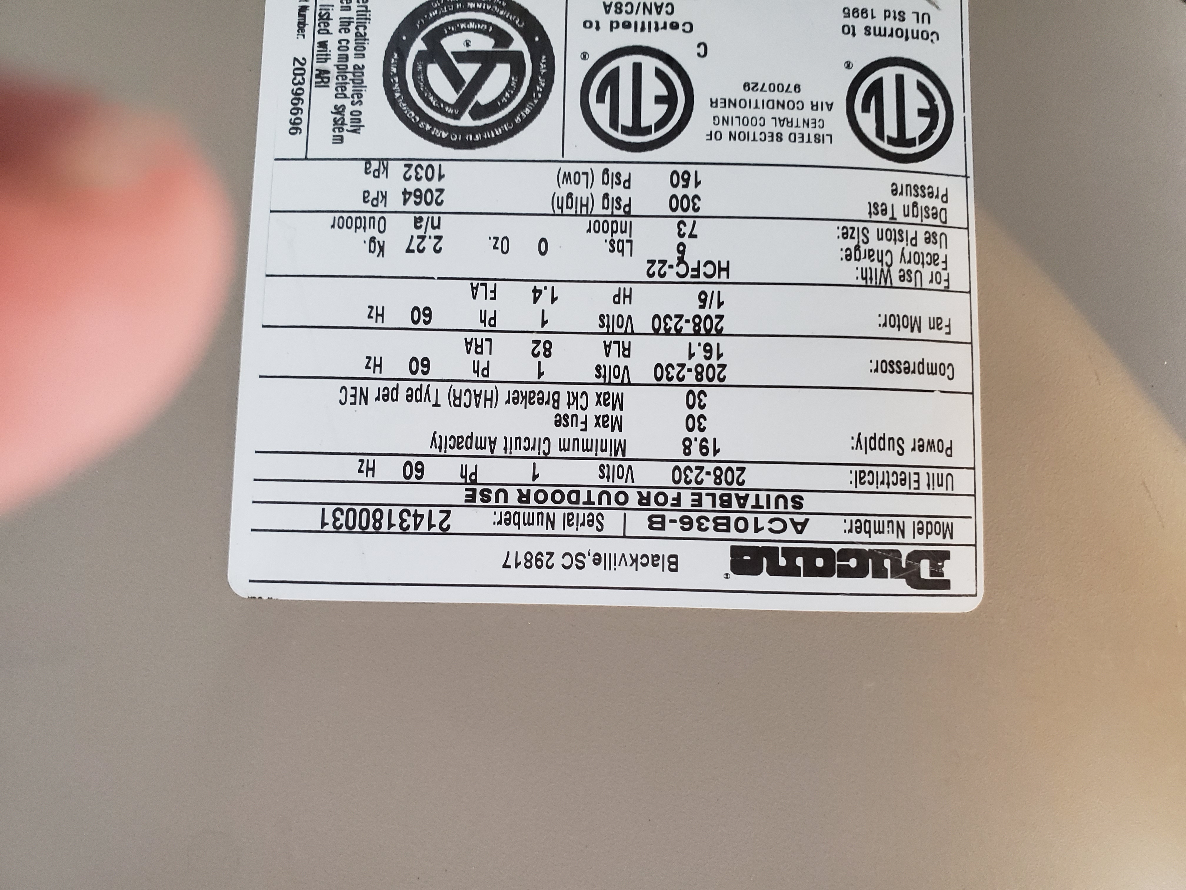 Ducane Model Number Lookup | Gas Furnace