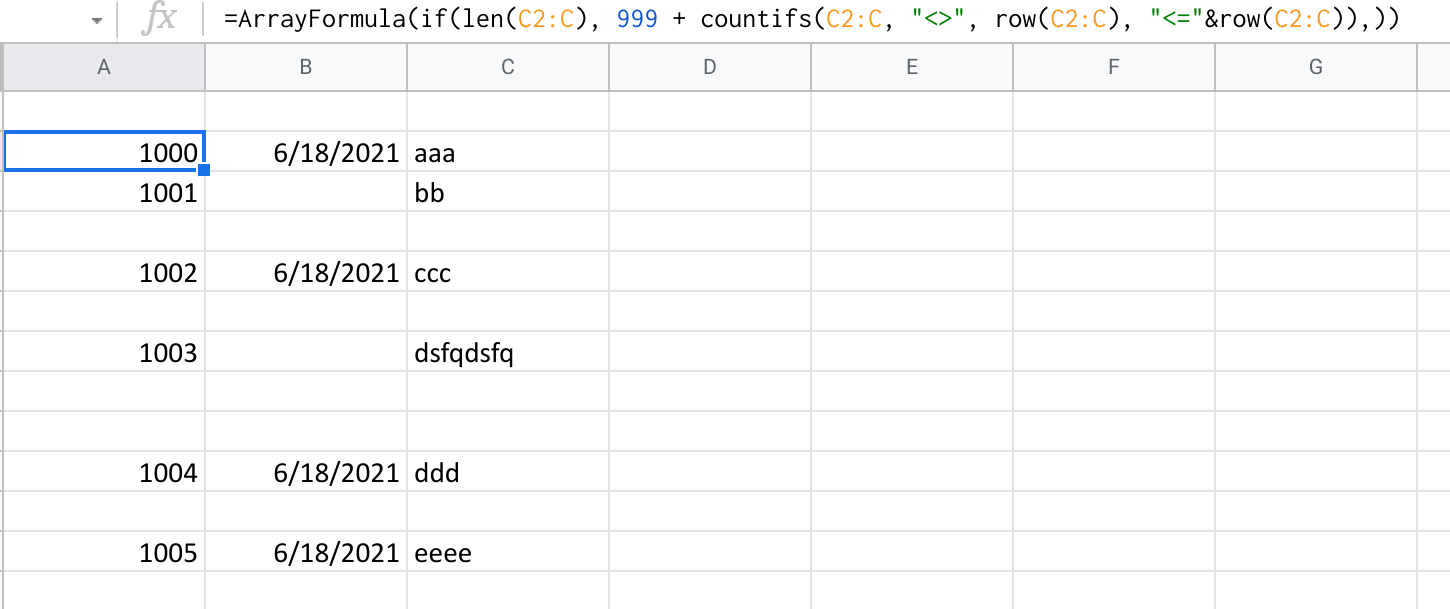 How to Skip Blank Rows in Sequential Numbering in Google Sheets AND ... How to Skip Blank Rows in Sequential Numbering in Google Sheets AND ...