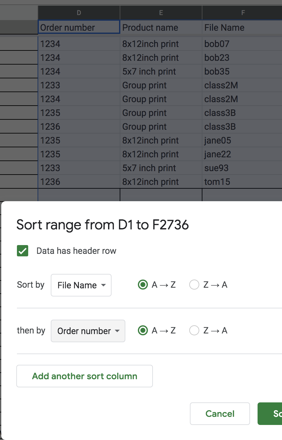 Im Looking For A Way To Group Rows With The Same Values That Wont Ungroup When I Sort The