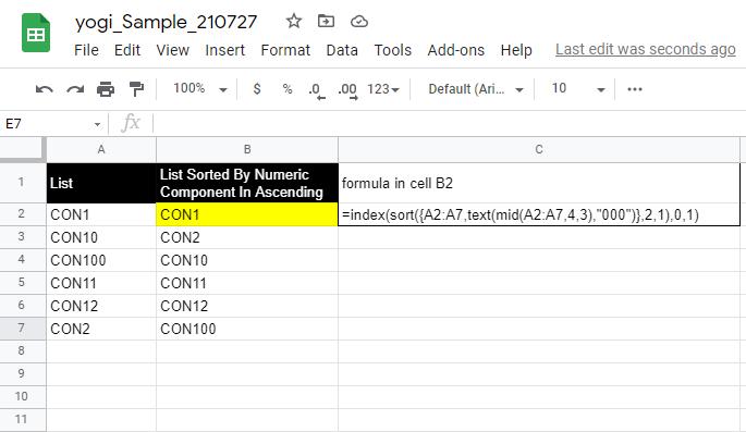 How to sort alphanumerically - Google Docs Editors Community
