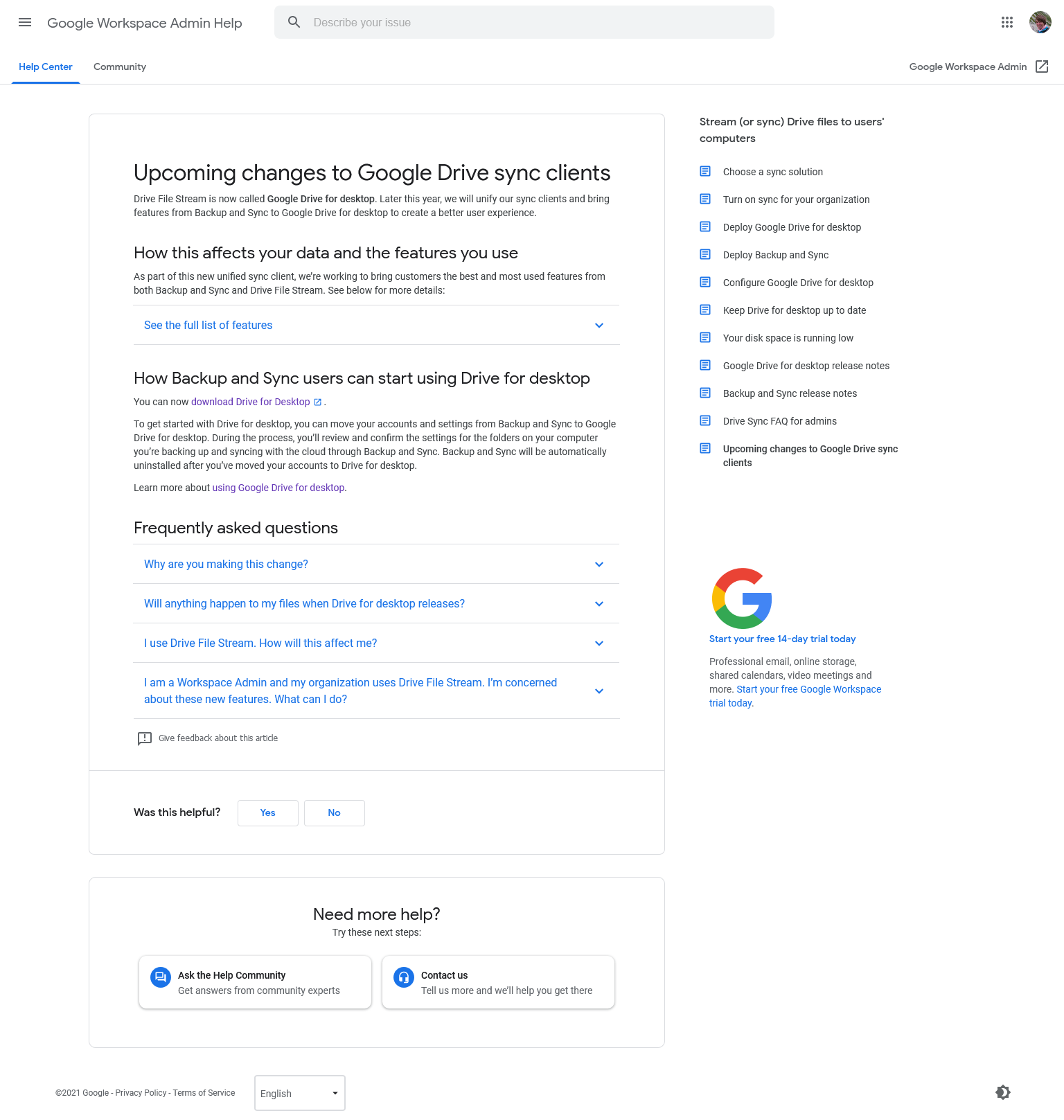 Google Backup and Sync keeps displaying notifications about migrating ...