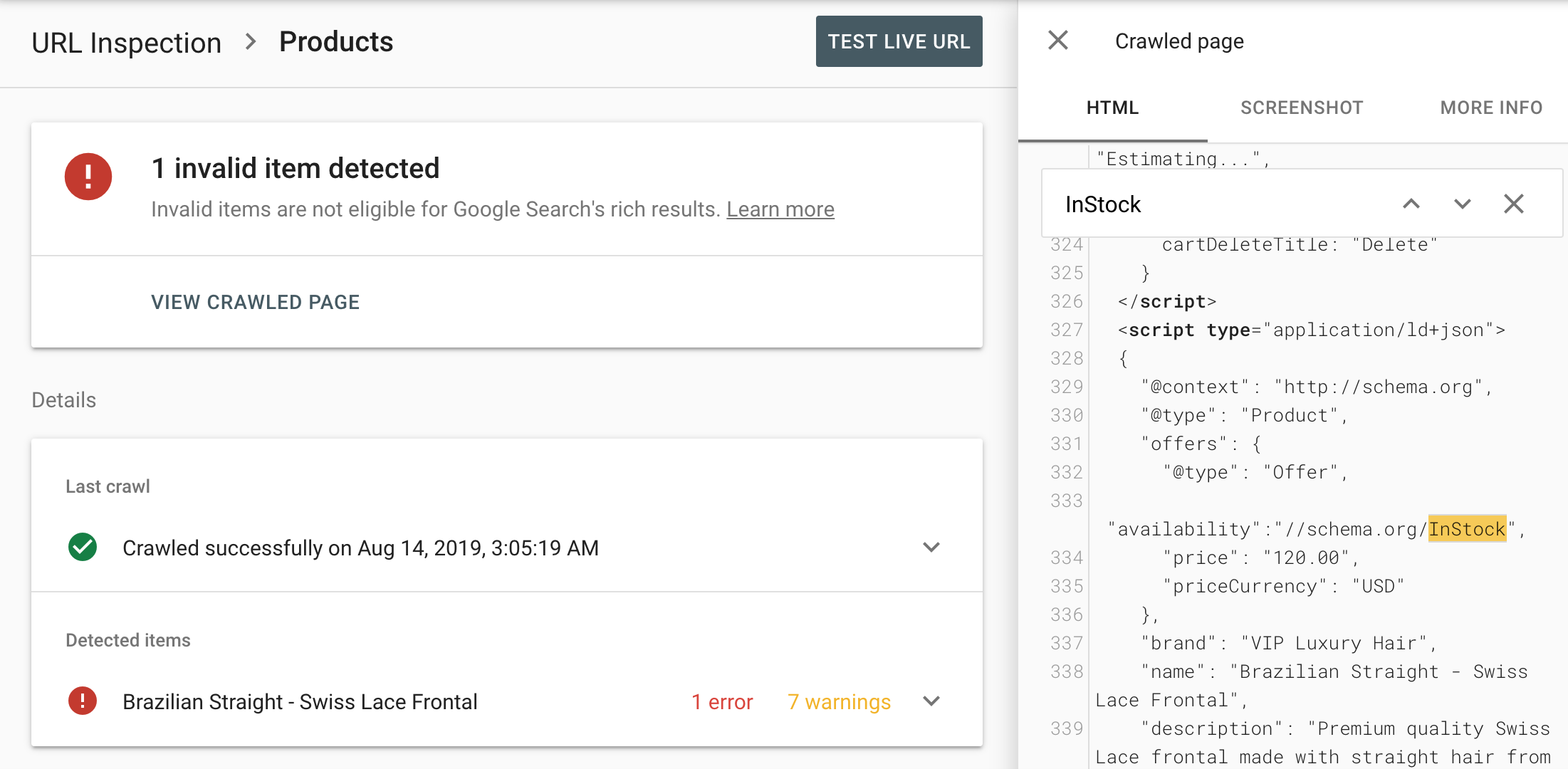 Why Am I Receiving An Invalid Enum Value In Field Availability Error On All Of My Products 6798