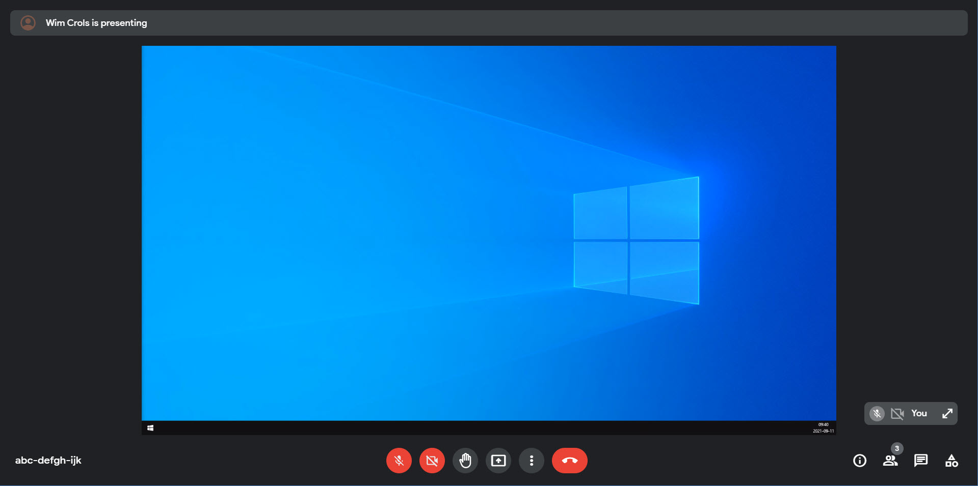 How to maximize only presented screen (new layout)? - Google Meet Community