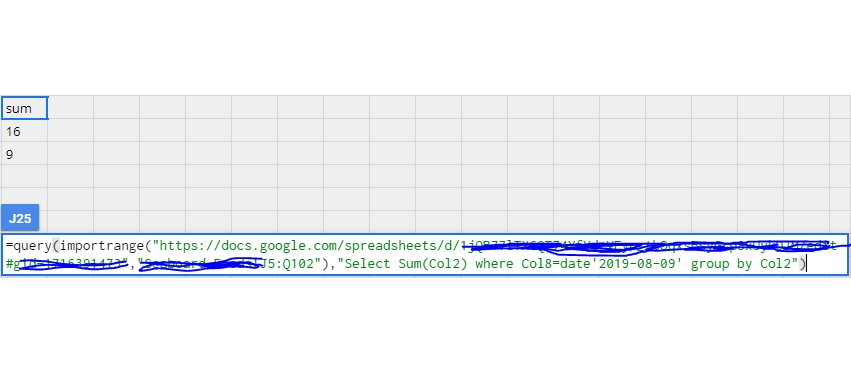 Google Spreadsheet Query Date