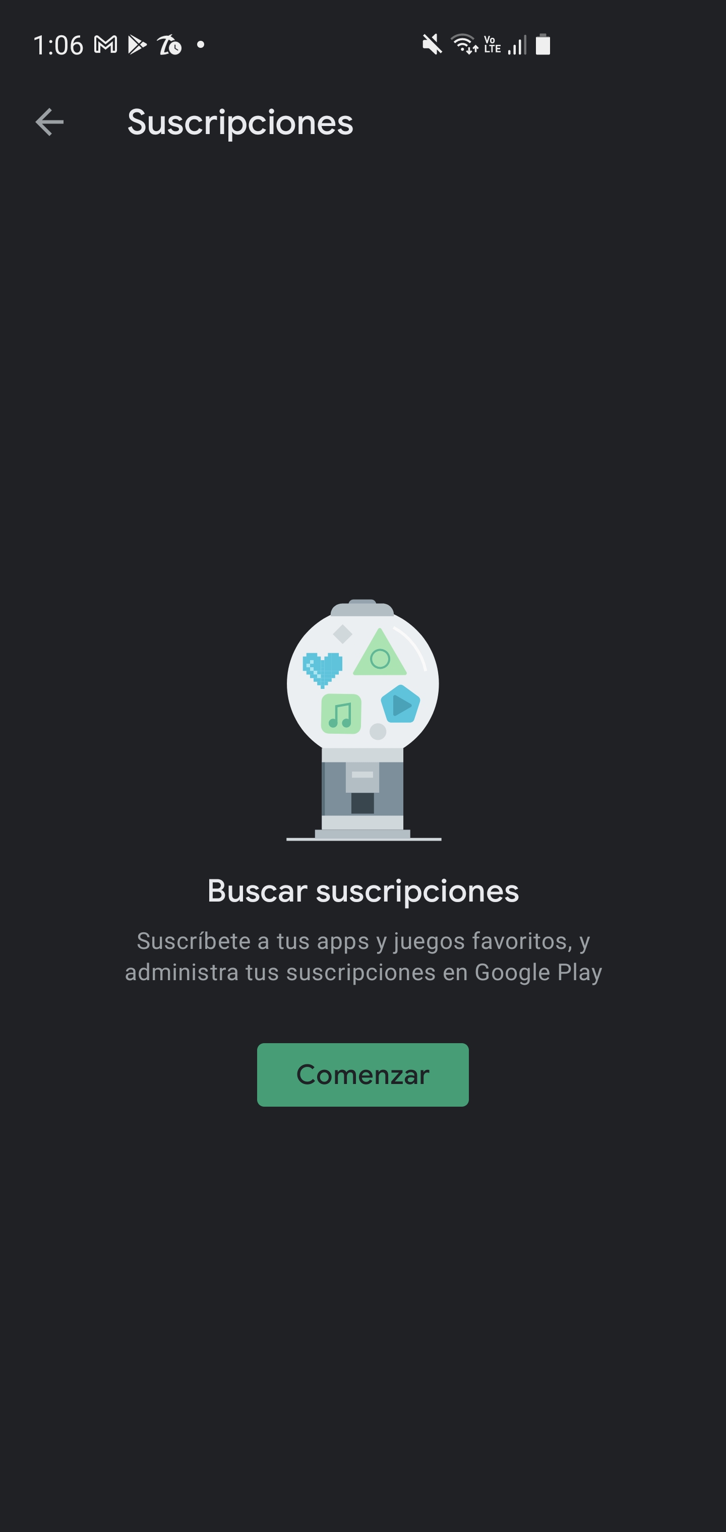 En mis suscripciones no me deja cancelar mi suscripción de Mario kart porque no me aparece ...