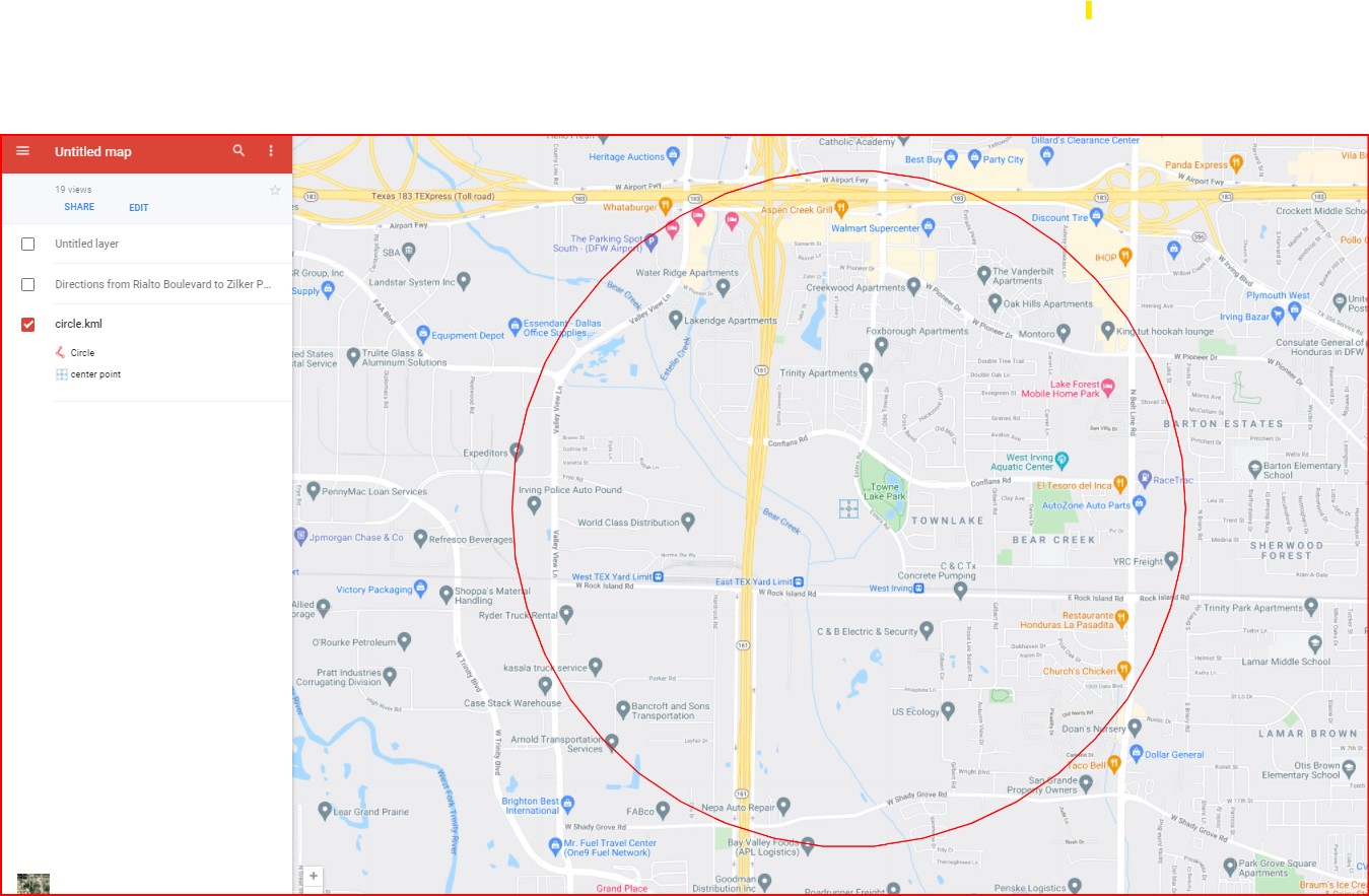 How To Draw Radius In Google Earth
