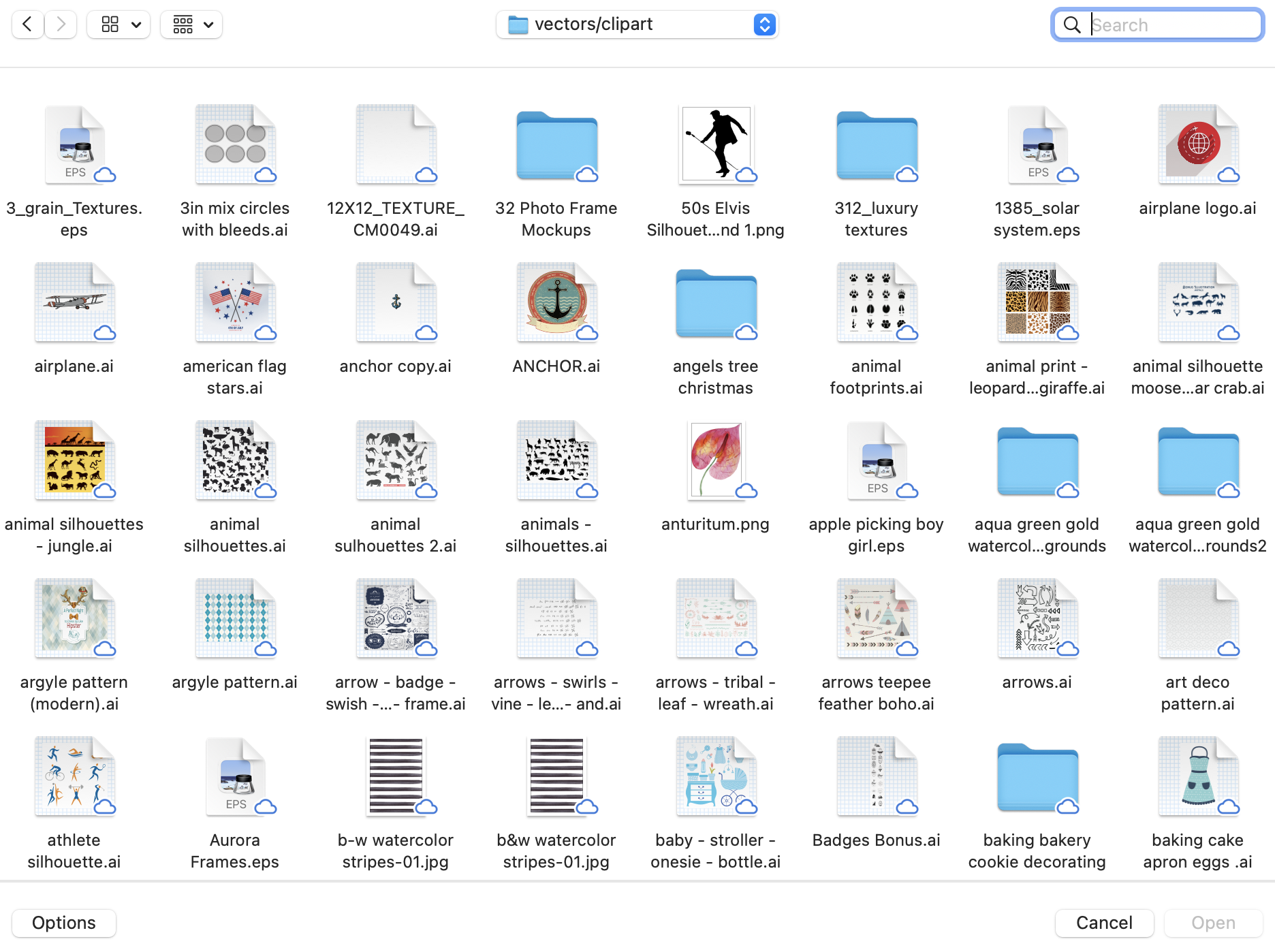 how can you search by word within folders? typing in search bar and ...