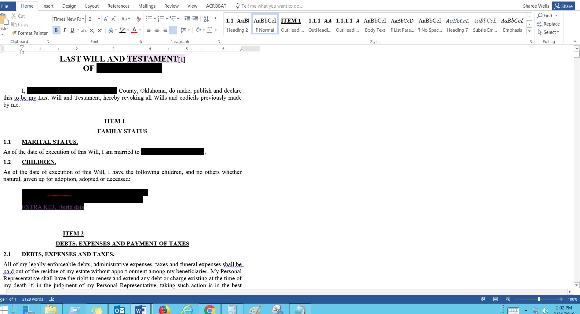when I download my document, it is changing the format of my document ...