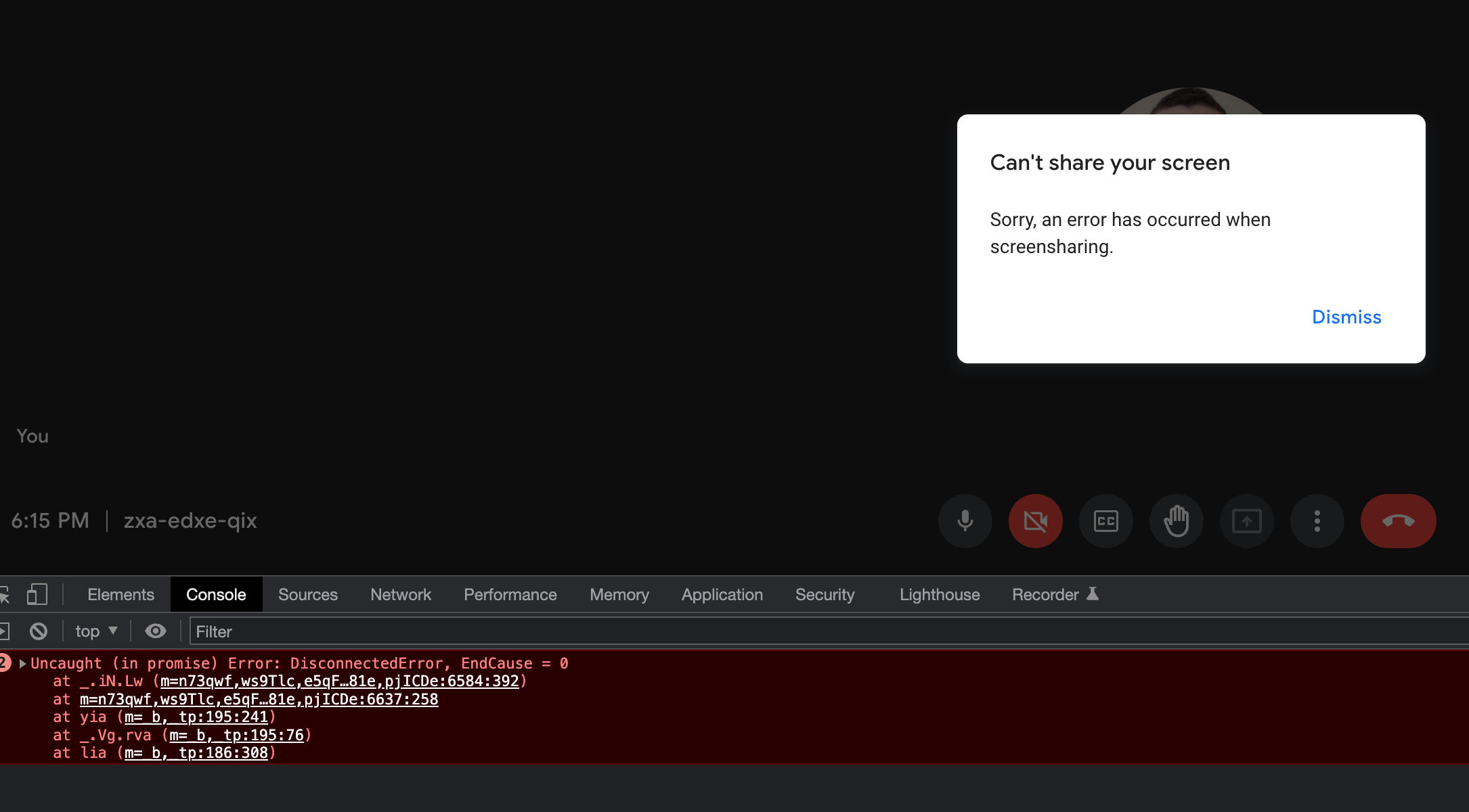 Screen sharing isn't working in my Google Meet - Google Meet Community