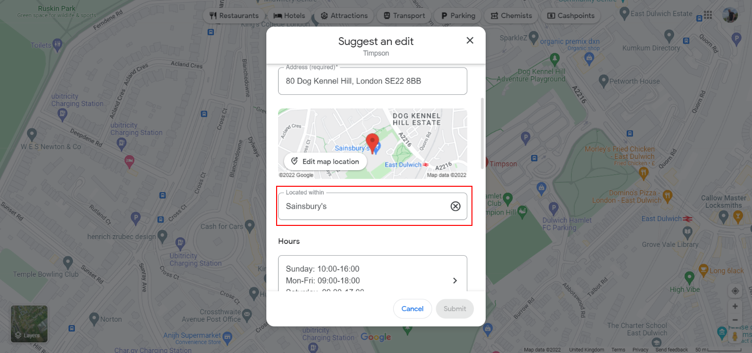 Locations located inside other businesses + floor plan wayfinding ...