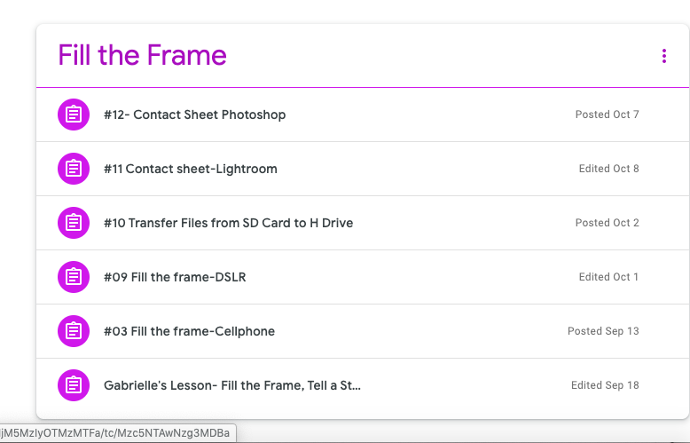 I clicked on an assignment and it completely disappeared. - Google ...