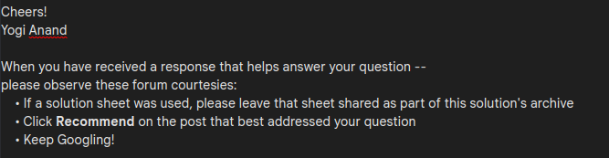How to keep my query data from moving when the original sheet is ...