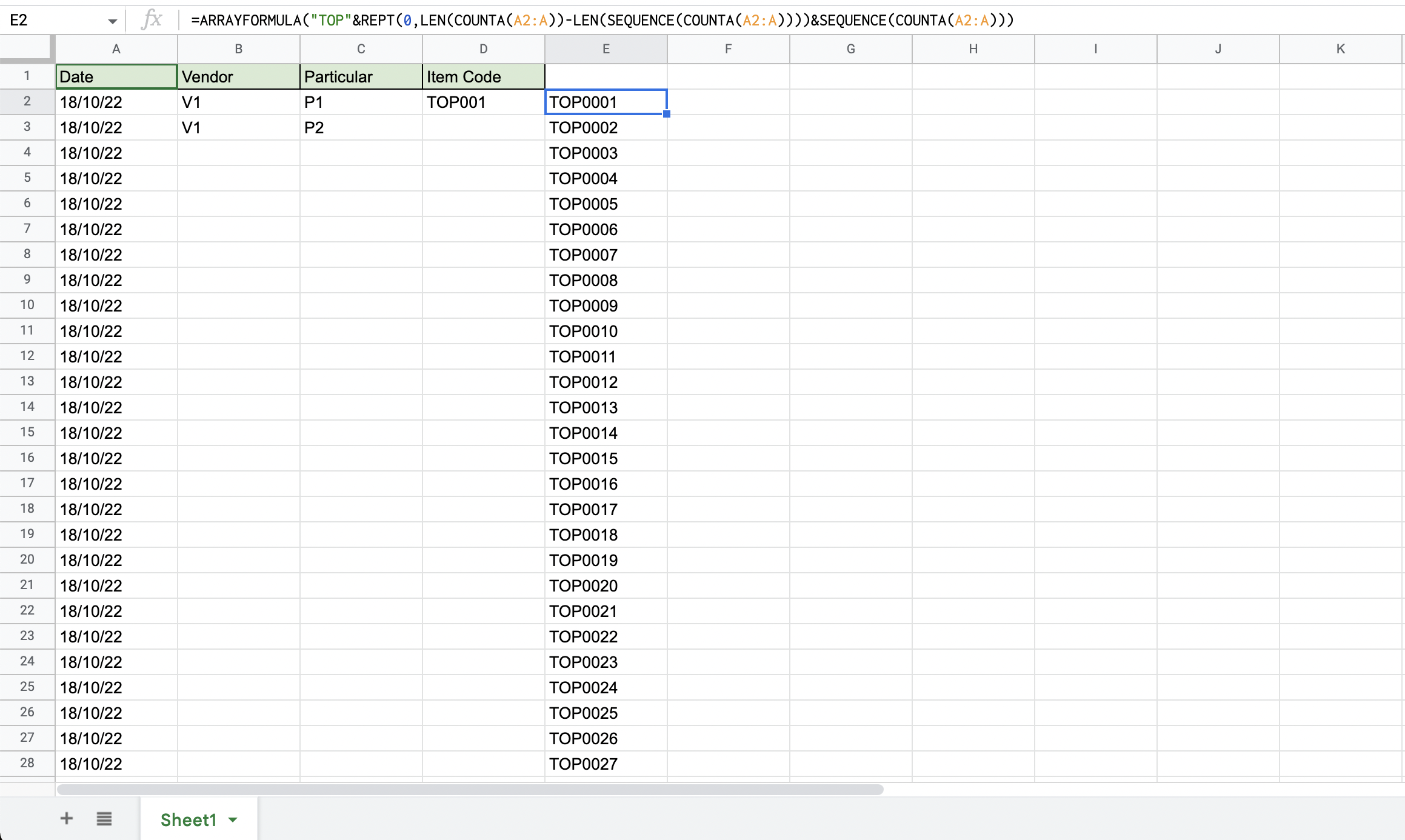 Autocode in sequence - Google Docs Editors Community