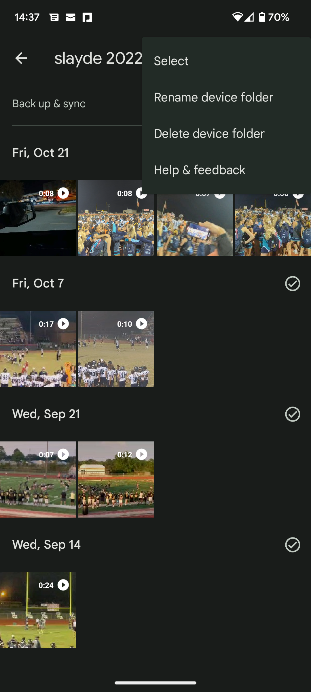 moving a photo or video into a folder - Google Photos Community