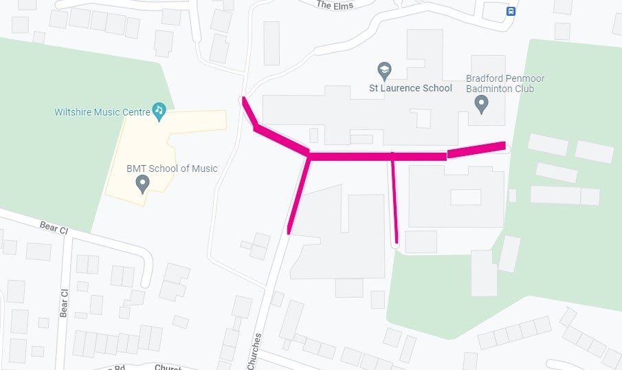 School Playground Marked as Roads - Google Maps Community