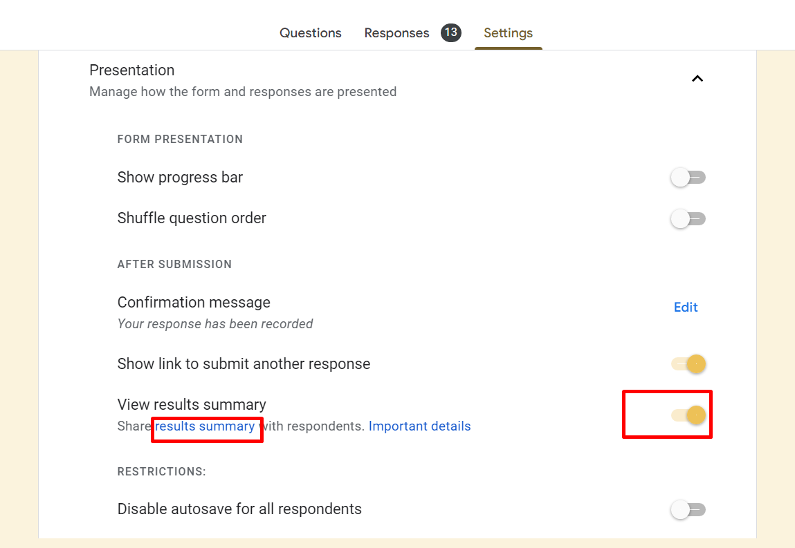 How to download form responses as a list as shown in the SUMMARY tab? - Google Docs Editors ...