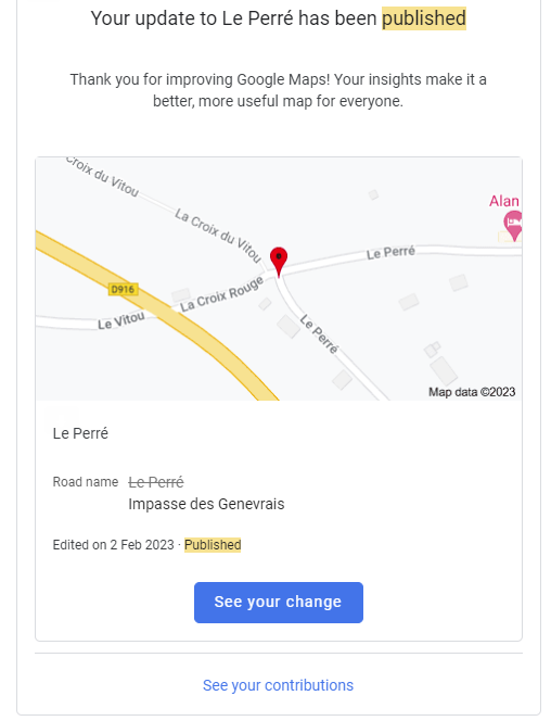 Published road names not showing in maps - Google Maps Community