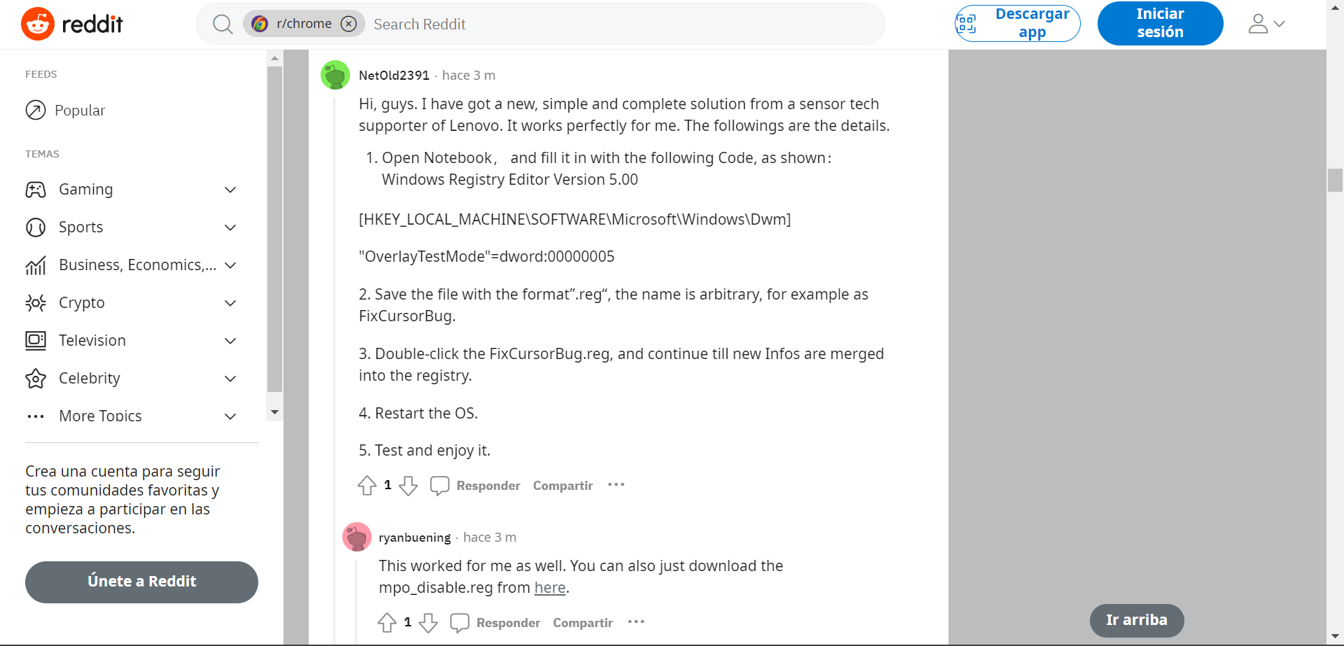 CURSOR BLANCO EN GOOGLE DOCS - Comunidad de Google Drive